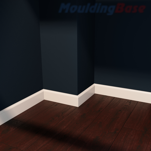 Coronado MDF baseboard 1/2" x 3-1/4" Scant - MouldingBase