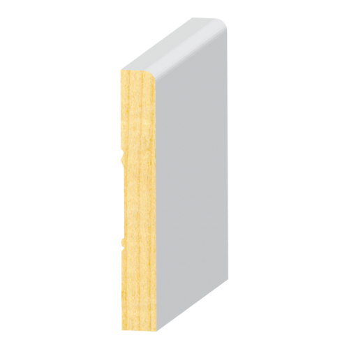 RE Craftsman Baseboard FJ Pine 7/16 x 3-1/2" - MouldingBase