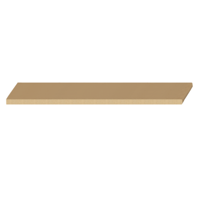 Bullnose Edge MDF Shelving 11/16 x 23-1/4" - MouldingBase